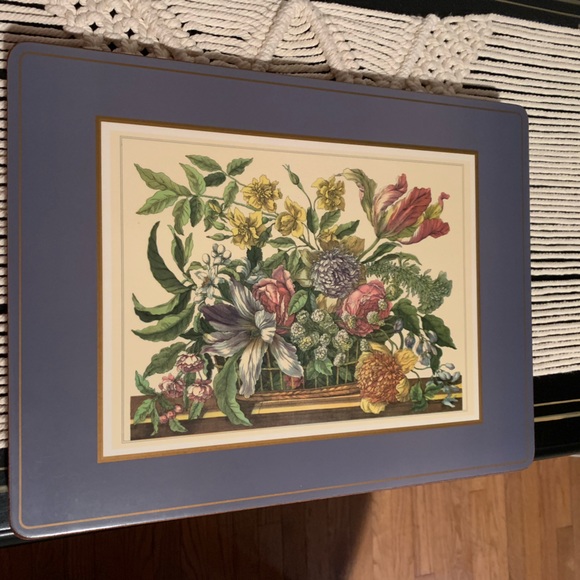 Dining | Vtg Set Of 4 Pimpernel British Winterthur Floral Cork ...